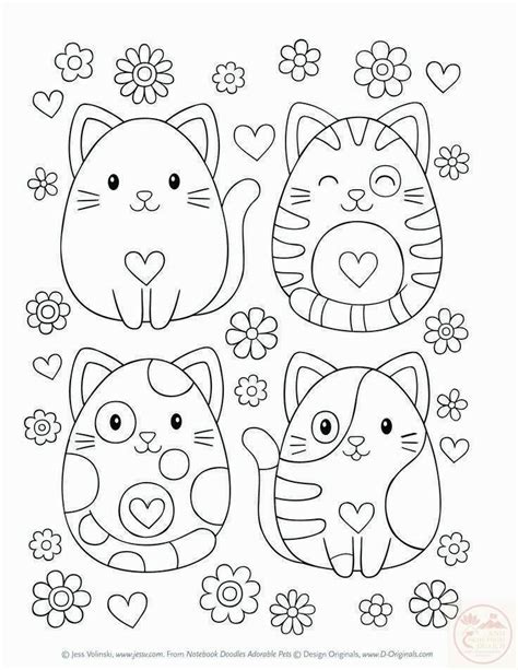 Tuyển Chọn Tranh Tô Màu Squishy Cute Cho Bé đơn Giản đẹp