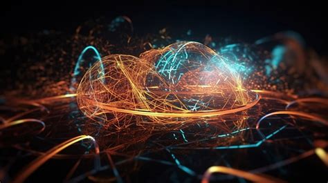 선 연결 미래 연결 빛나는 선으로 3d 렌더링 배경  무료 다운로드 Pikbest