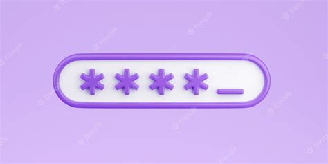 premium photo locked password field 3d render input box with asterisks for passcode or pin