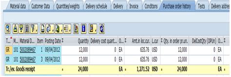 Solved Mulitple Grs With Same Material Document Sap Community