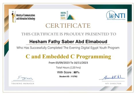 Hisham Fathy On Linkedin Nti Embeddedsystems Cprogramming 24 Comments