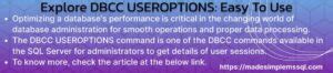 Explore Dbcc Useroptions Easy To Use Madesimplemssql