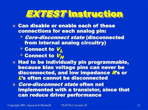 Ppt Lecture 30 Ieee 11494 Jtag Analog Test Access Port And Standard Powerpoint Presentation