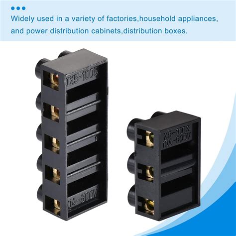 Buy MECCANIXITY Terminal Block V A Dual Row Positions Pcs And Terminal Block Connector