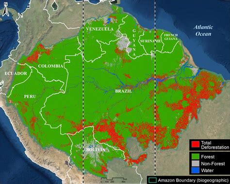Deforestation Before And After Map