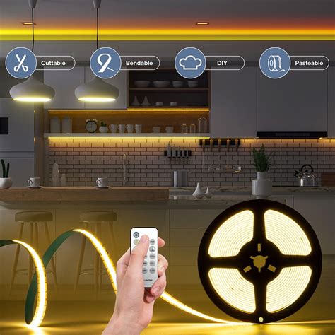 Fcob Cct Led Light Kits Tuya 640 Leds Voice Wifi Bluetooth App Fob Cob