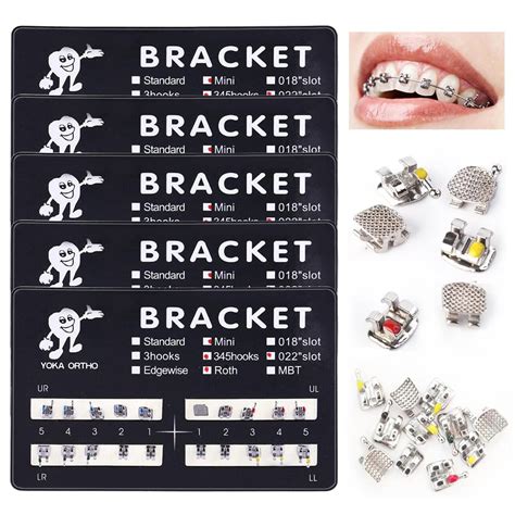 Veze Dental Brackets 5 Sets 100 Pcs Mini Roth 022 Slot 345