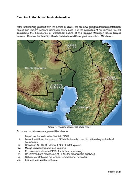 Exercise 2 Catchment Basin Delineation Pdf