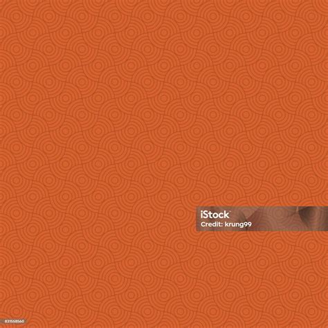 오렌지 완벽 한 패턴입니다 현대적인 세련 된 텍스처입니다 기하학적 인 타일을 반복 한다 동심원 기하 도형에 대한 스톡 사진 및