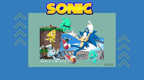 Download Sonic Exploring The Vibrant Planet Wisp Wallpaper