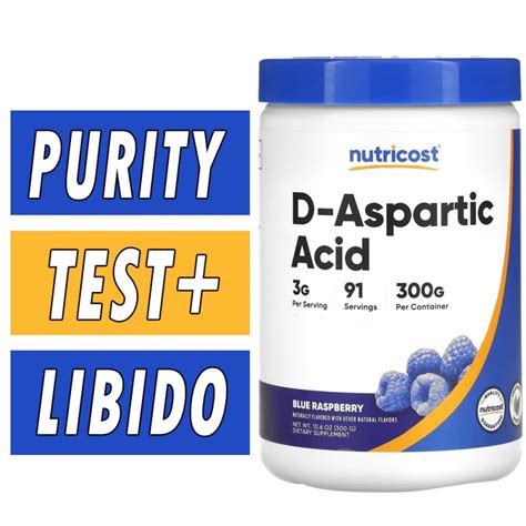 D Aspartic Acid Nutricost Muscle Builder