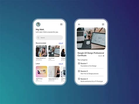 Mobile Course App Designs Themes Templates And Downloadable Graphic Elements On Dribbble