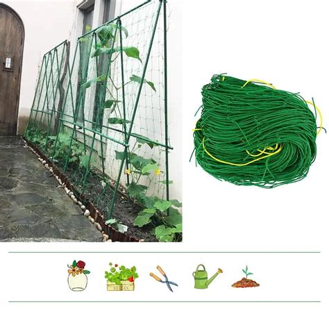 Nylon Trellis Netting Plant Support For Climbing Plants Garden Vine