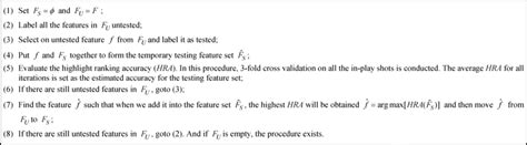 Essential Affective Features Analysis Using Forward Search Algorithm Download Scientific Diagram