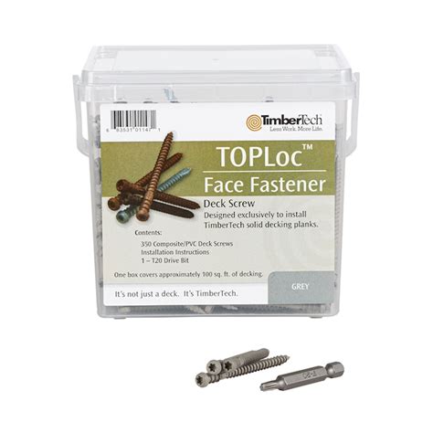 Timbertech 8 X 2 12 In Composite Deck Screws 350 Per Box In The