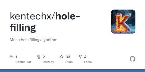 Github Kentechxhole Filling Mesh Hole Filling Algorithm