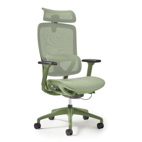 kara high back exec mesh task chair in green office monster