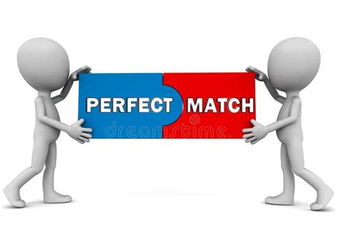 Perfect Match Stock Illustration Illustration Of Perfect