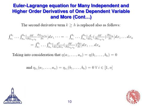 PPT Calculus Of Variation And Euler Lagrange Equation Lecture PowerPoint Presentation ID