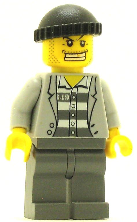 LEGO Town Minifigure Police Jail Prisoner