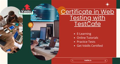 Certificate In Web Testing With Testcafe Tutorial