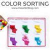 Color Sorting Cards Free Printables The Art Kit