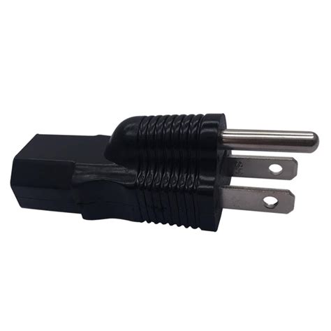 Adaptador De Enchufe De Alimentación 5 15p Macho A Iec 320 C13 Hembra