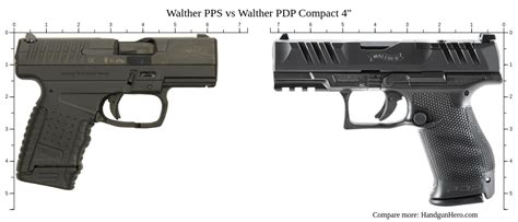 Walther PPS Vs Walther PDP Compact Size Comparison Handgun Hero