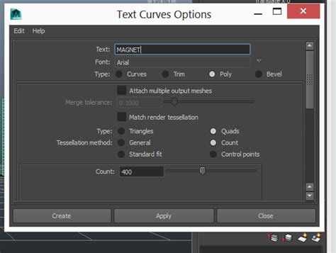 maya 2014 trouble with text polygons autodesk community