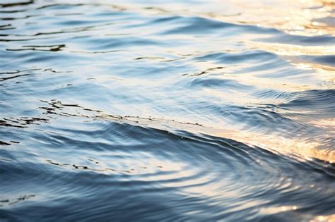 Premium Photo Soft Light Reflections On Rippling Water With Textured