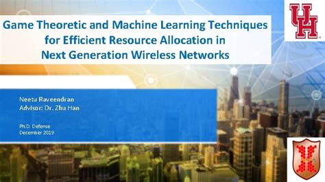 Game Theoretic And Machine Learning Techniques For Efficient