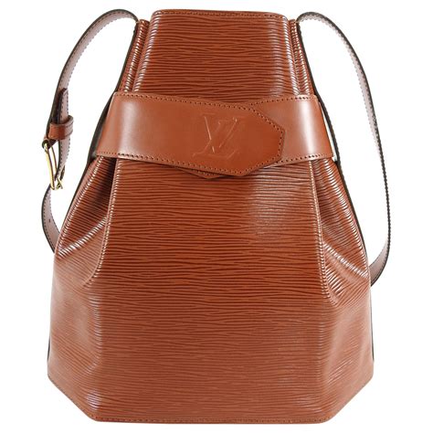 Louis Vuitton Vintage 1995 Cognac Epi Sac Depaule Bag I Miss You Vintage