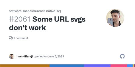 Some Url Svgs Dont Work · Issue 2061 · Software Mansionreact Native Svg · Github