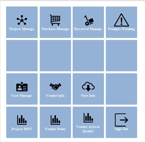 Access快速开发平台 制作图标形式的导航页面【access软件网】