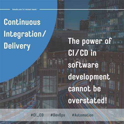 Michael Hesek On Linkedin Cicd Devops Automation