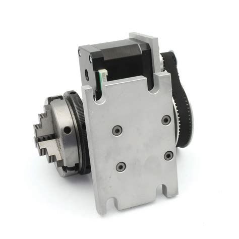 Cnc Milling Machine Rotational Axis Cnc Router Rotary Table Rotary A Axis 4th Axis 65mm 3 Jaw