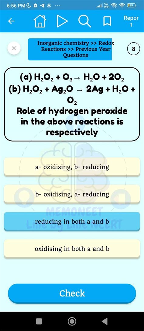 Inorganic Chemistry Redox Reactions Gg Previous Year Questions A M