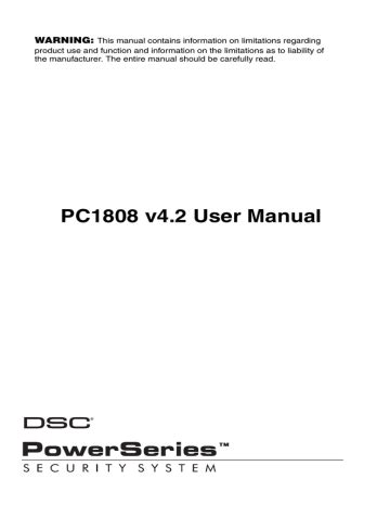 DSC PC1616 User Manual Manualzz