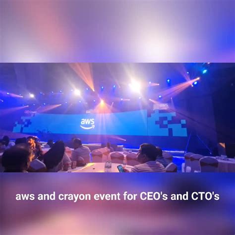 Pradhyumna S On Linkedin Aws And Crayon Event For Ceos And Ctos
