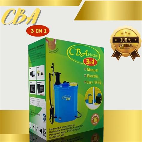 Jual Sprayer Cba 3 In 1 Sprayer Elektrik Cba Tangki Cas Cba Semprotan Cas Cba Tangki