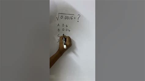 Decimal Square Root Math Youtube