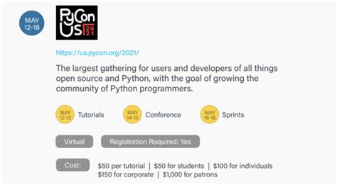 2021 Python Events Makepath