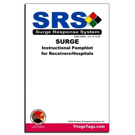 Srs™ Surge Response System Instructional Pamphlets