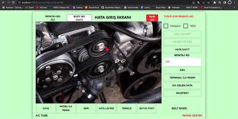 Github Beyzaerkanerror Management Error Management Web Interface For Vehicles
