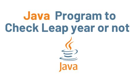Java Program To Check Leap Year With Example Developers Dome