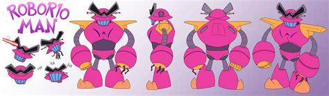 Roborio Man Character Sheet By Kamicciolo On Deviantart