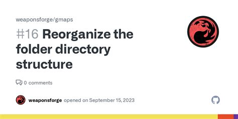 Reorganize The Folder Directory Structure · Issue 16 · Weaponsforge
