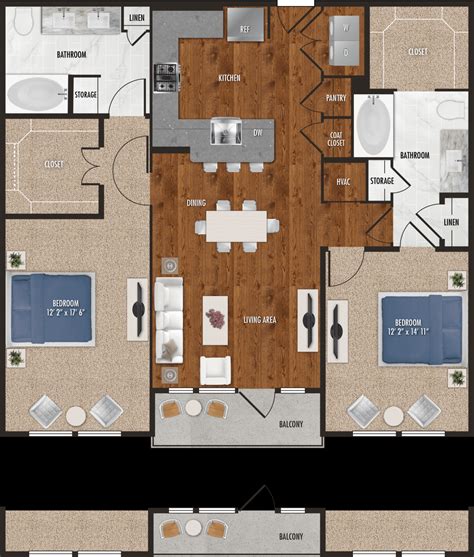 Famous 2 Bedroom Floor Plan References House Floor Plans