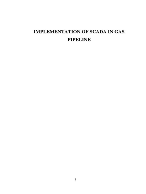 Implementation Of Scada In Gas Pipeline Download Free Pdf Scada Computer Security