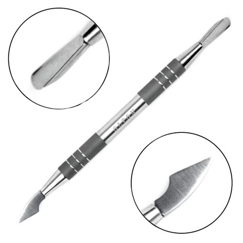 OLTON лопатка маникюрная двухсторонняя (пушер для маникюра, шабер ...